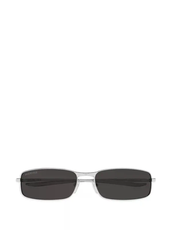 Balenciaga Tone Rectangle Sunglasses - Silver