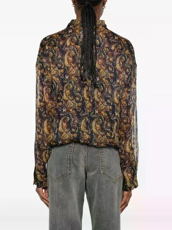 R13 Paisley Bubble Shirt