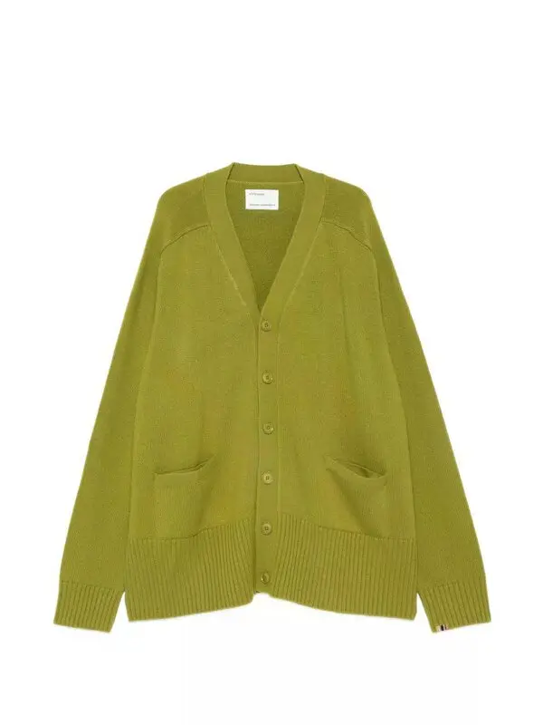 Extreme Cashmere Taurus Pocket Cardigan - Green