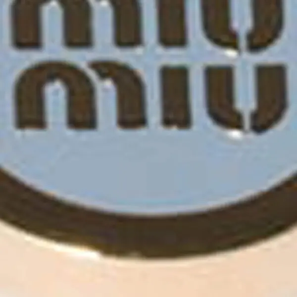 Miu Miu Enamel Logo Necklace