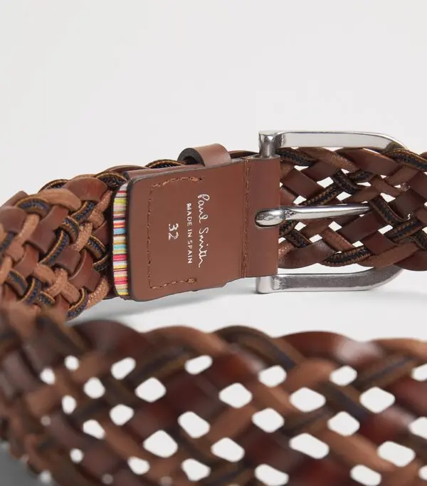 Paul Smith Leather Braided Belt