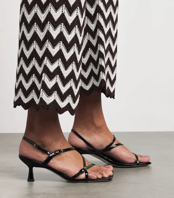 Maje Cotton Zigzag Crochet Trousers - Brown