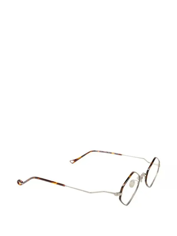 EYEPETIZER Geometric Frame Eyeglasses - Brown