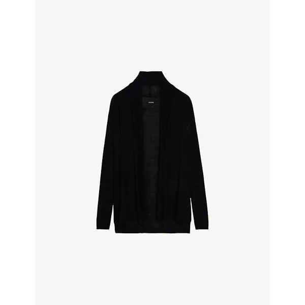 Zadig&Voltaire Robyn Rhinestone-embellished Cashmere Cardigan - Black