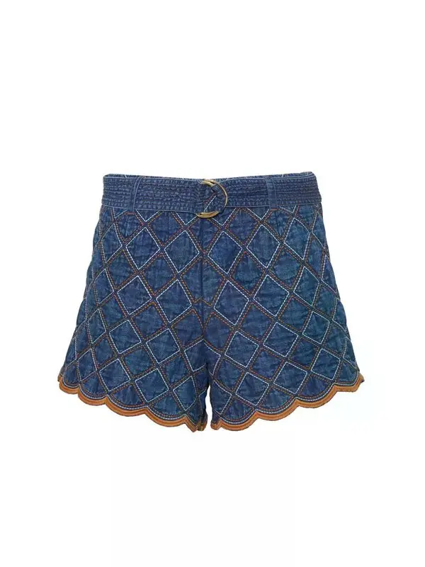 Cara Cara Scallop-hem Shorts