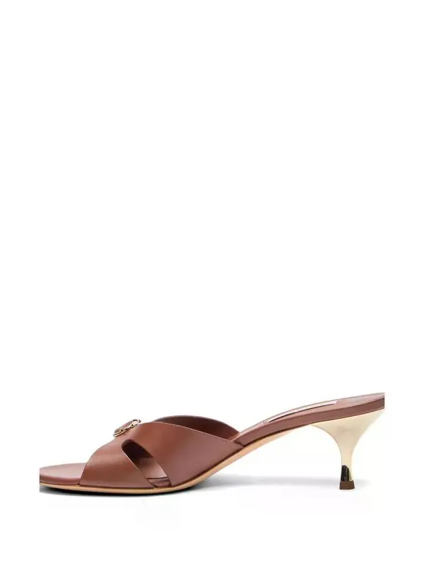 Casadei Julia Buckle Upper Heeled Sandals