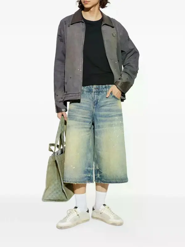 MISBHV Distressed Collared Jacket