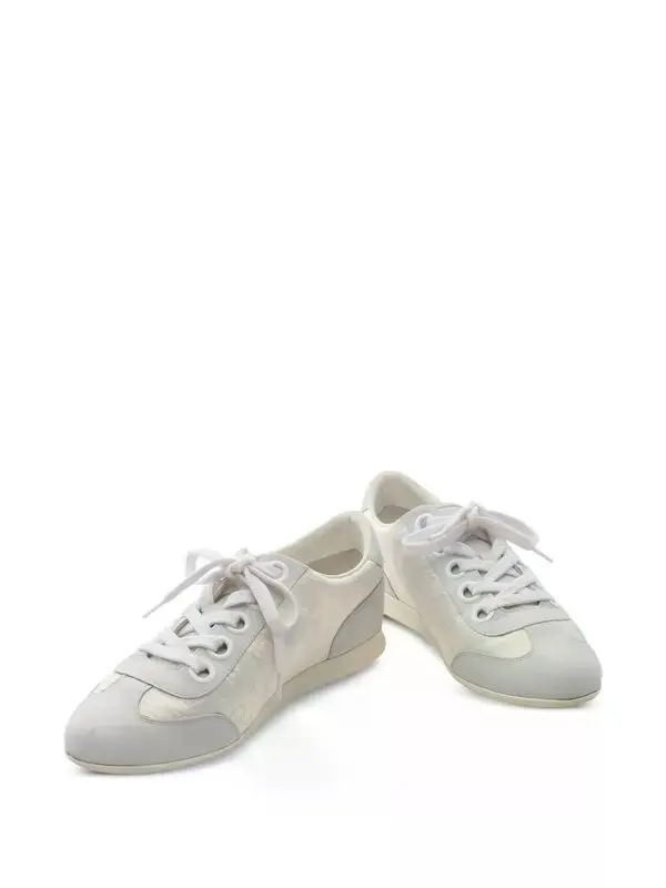 LOUIS VUITTON Monogram Embossed Low Top Sneakers