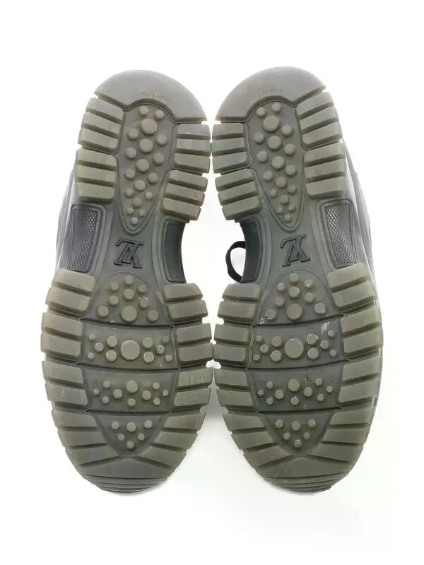 LOUIS VUITTON 2019 2054 Line Panelled Lace-up Sneakers