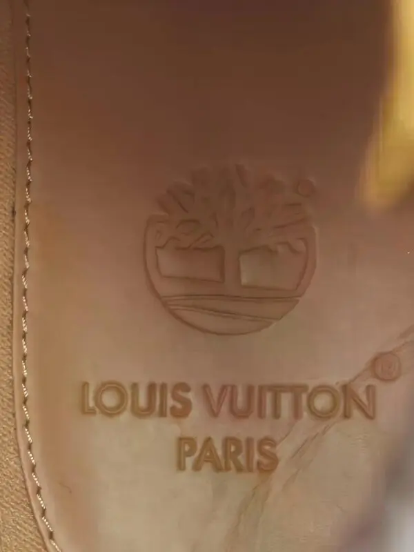 LOUIS VUITTON X Timberland Embossed Ankle Boots