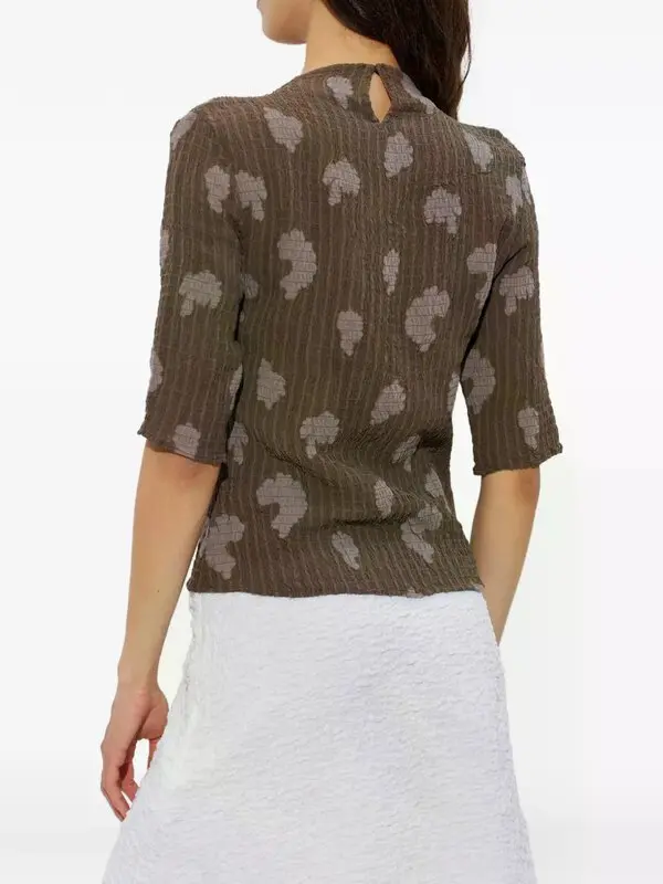 SAMSOE SAMSOE Safrida Floral-print Top - Brown