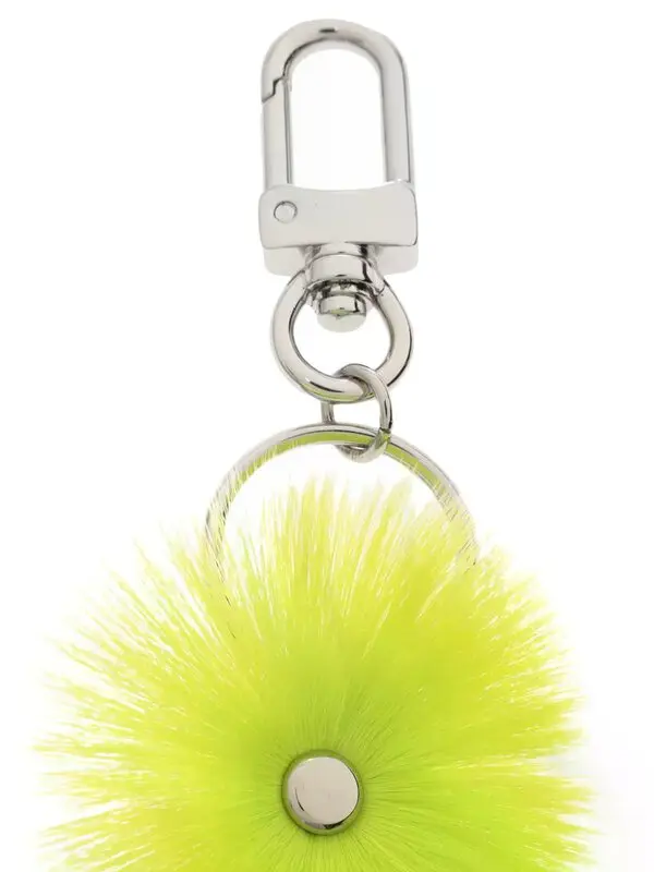 Issey Miyake Flower-motif Keyring - Silver