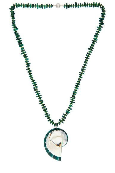 JULIETTA Tortugas" Necklace With Acrylic Stones - Green