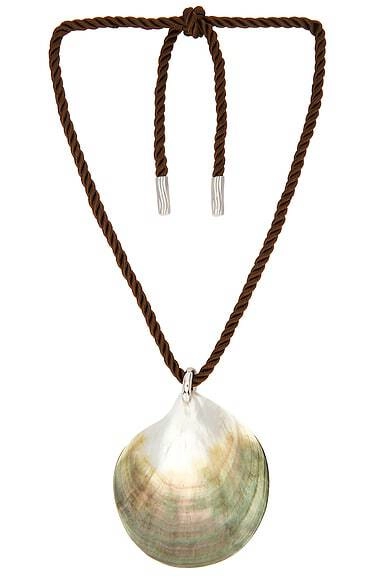 JULIETTA Shell Necklace - Brown