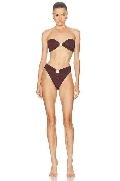 LA PORTE Kate Bandeau Bikini Top