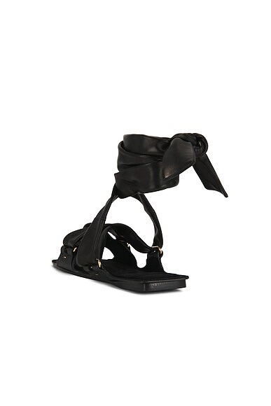 Khaite Boden Tie Flat Sandals