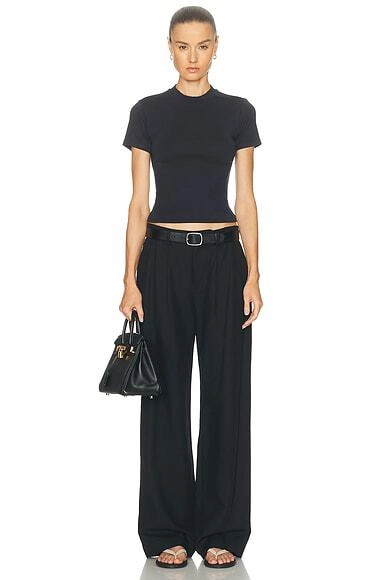 EAVES Bonnie High Neck Baby Tee