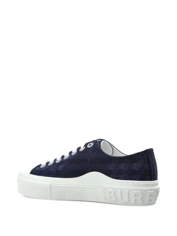 Burberry Platform Sneakers - Blue