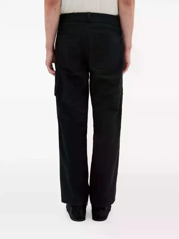 ANN DEMEULEMEESTER Vito Cargo Canvas Trousers