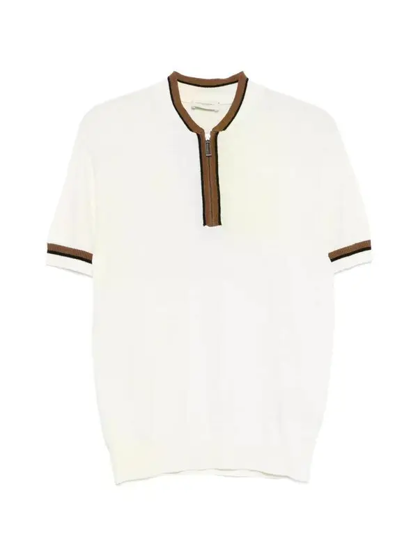 PAOLO PECORA Zip-up T-shirt