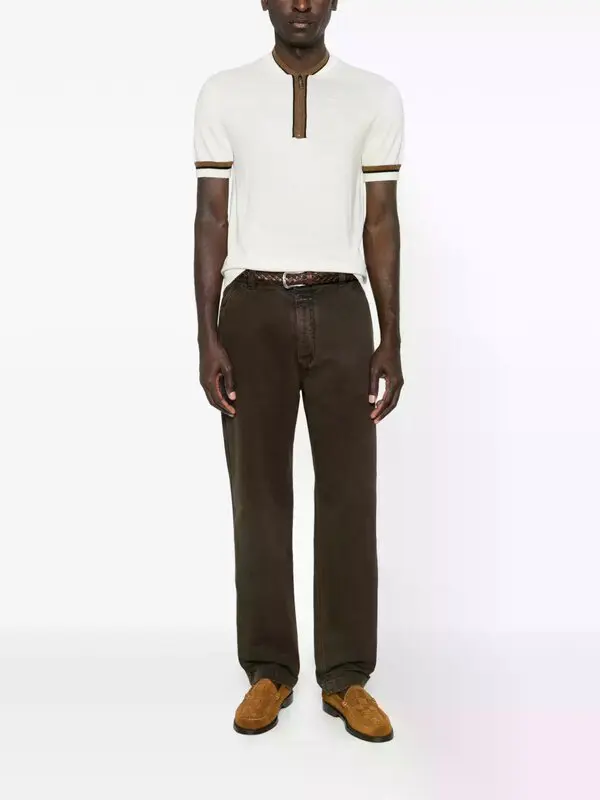 PAOLO PECORA Zip-up T-shirt
