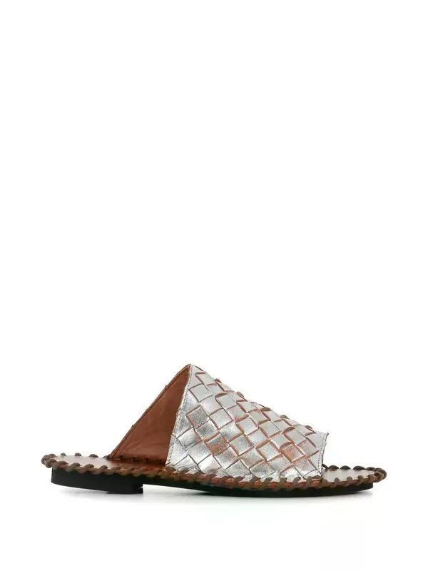 ALEXANDER HOTTO Open-toe Sandals - Silver