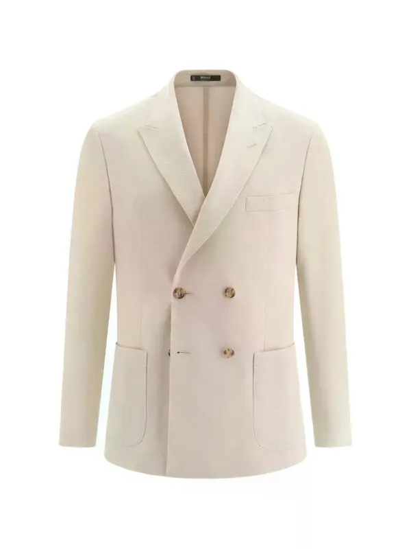 Boggi Milano Double-breasted Patch-pockets Blazer
