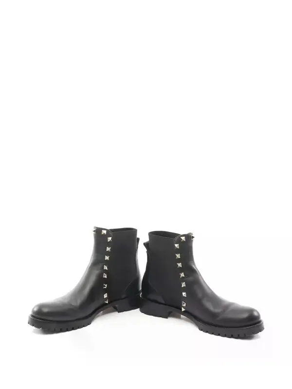 Valentino Garavani Rockstud Leather Ankle Boots