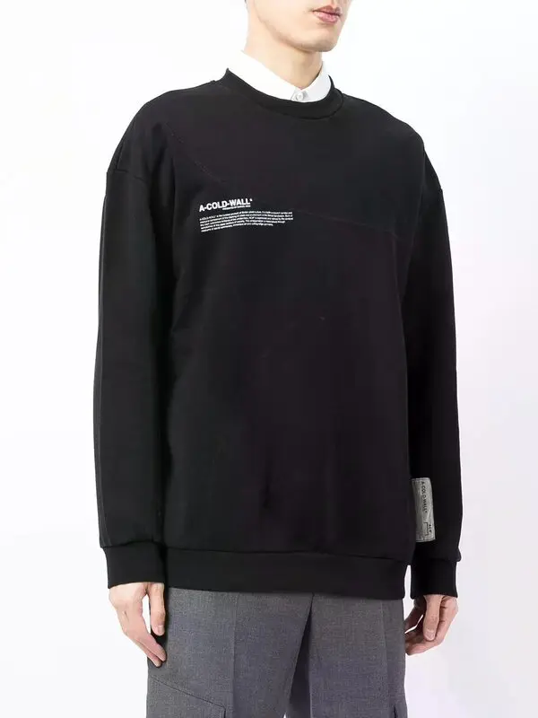 A-COLD-WALL* Slogan Print Sweatshirt
