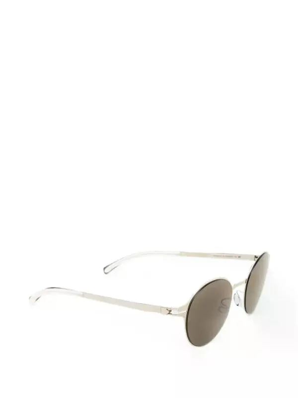 Mykita Wim Round Frame Sunglasses - Silver