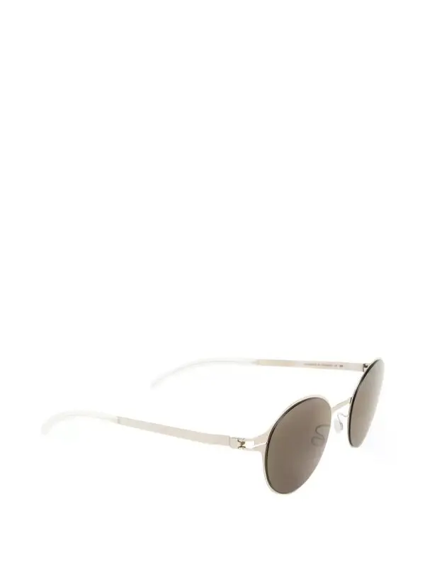 Mykita Wim Round Frame Sunglasses - Silver