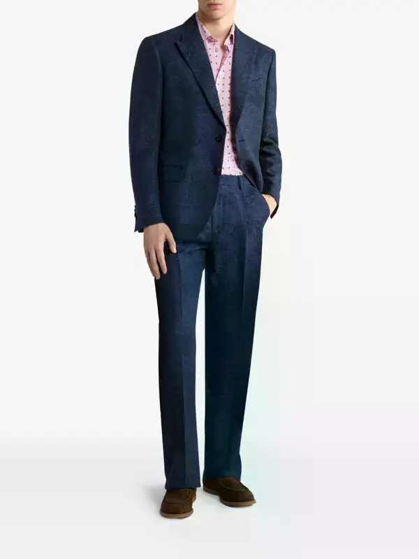 Etro Paisley Jacquard Tailored Trousers
