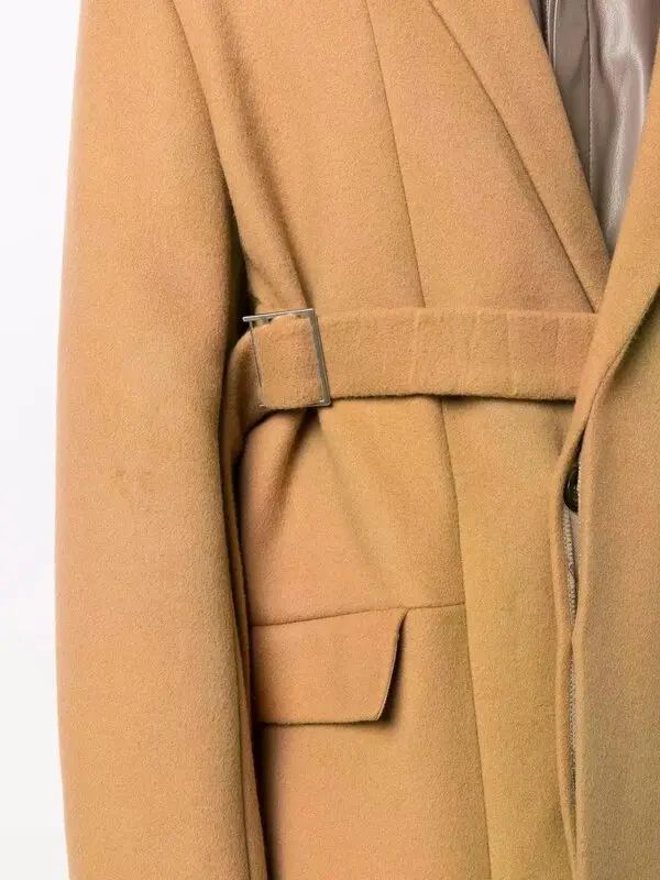 AMBUSH Belted Virgin Wool Blend Coat