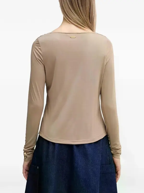 Barbour Wren Long Sleeve T-shirt - Neutrals
