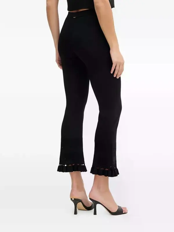 TWINSET Crochet Ruffled Trousers
