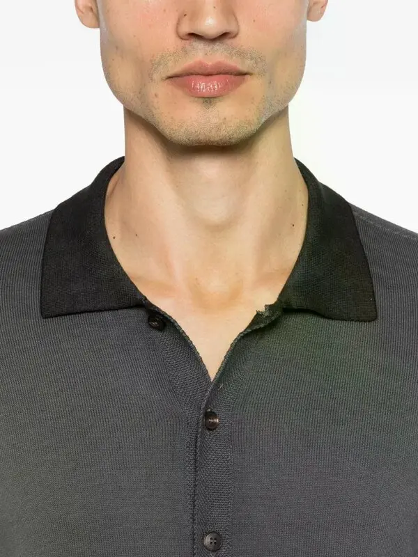 AROVESCIO Buttoned Long-sleeved Shirt - Grey