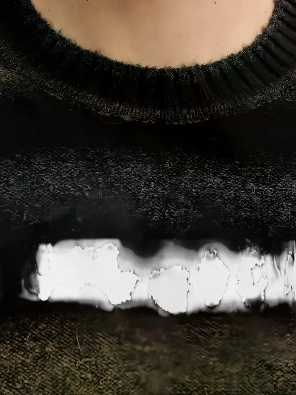 BENETTON Striped Knitwear Pullover