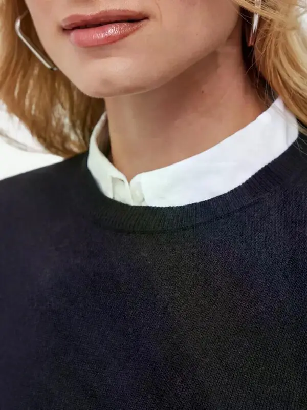 BENETTON Crewneck Wool Sweater With Long Sleeves