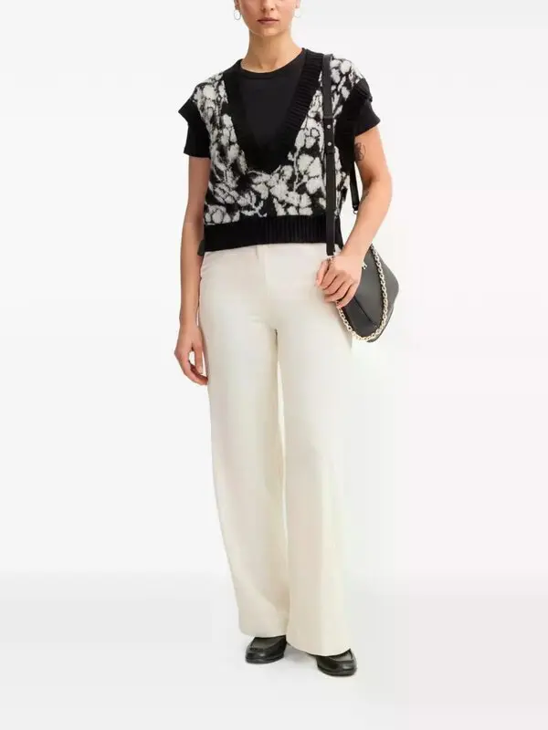 BENETTON Corduroy Wide Leg Trousers