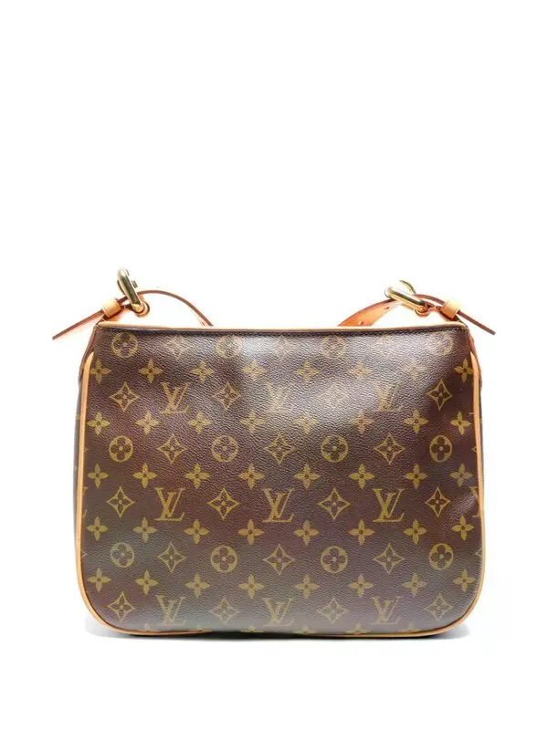 LOUIS VUITTON Monogram Hudson Gm Shoulder Bag - Brown