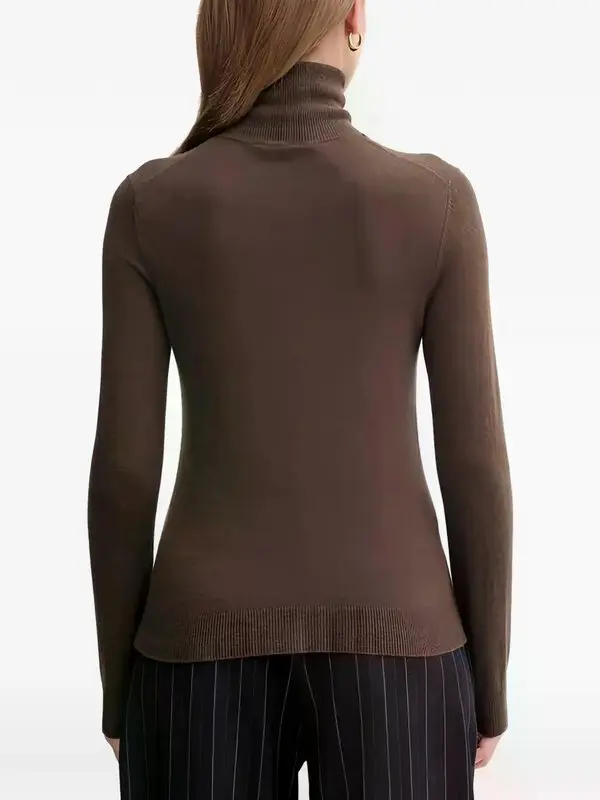 BENETTON Roll Neck Knitted Top