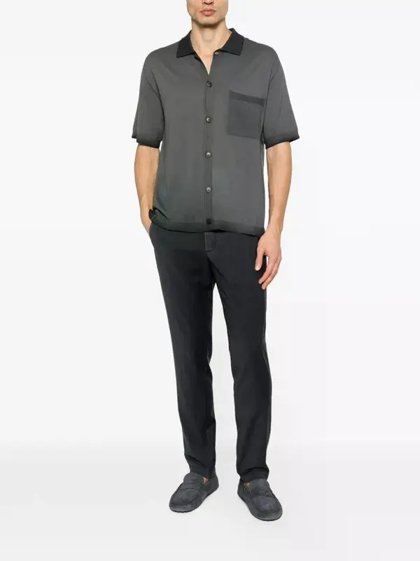 AROVESCIO Pocket Buttoned Shirt - Grey