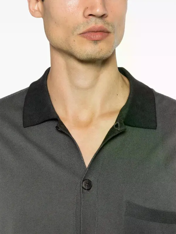 AROVESCIO Pocket Buttoned Shirt - Grey