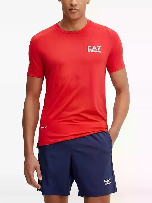 EA7 Logo Print T-shirt