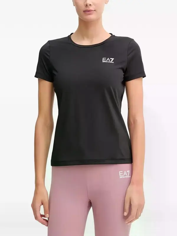 EA7 Logo Detail T-shirt - Black