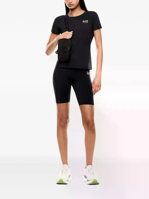 EA7 Logo Detail T-shirt - Black