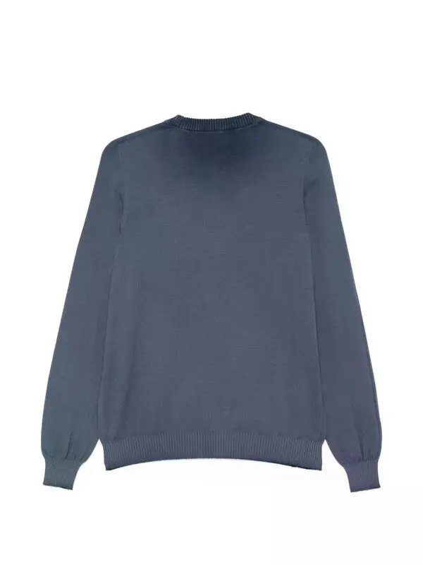AROVESCIO Round Neck Long Sleeve Sweater