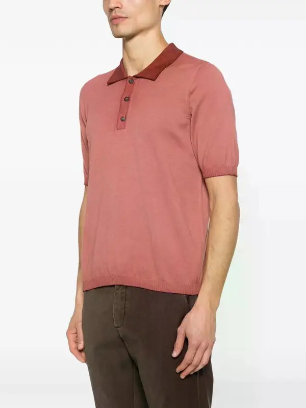 AROVESCIO Buttoned Polo Shirt - Red