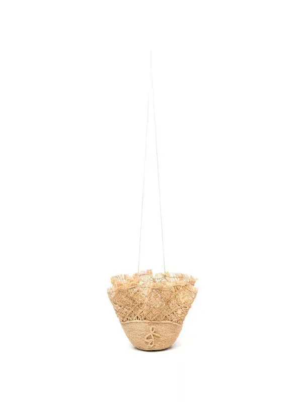 Ruslan Baginskiy Tie-detailed Bucket Bag - Neutrals