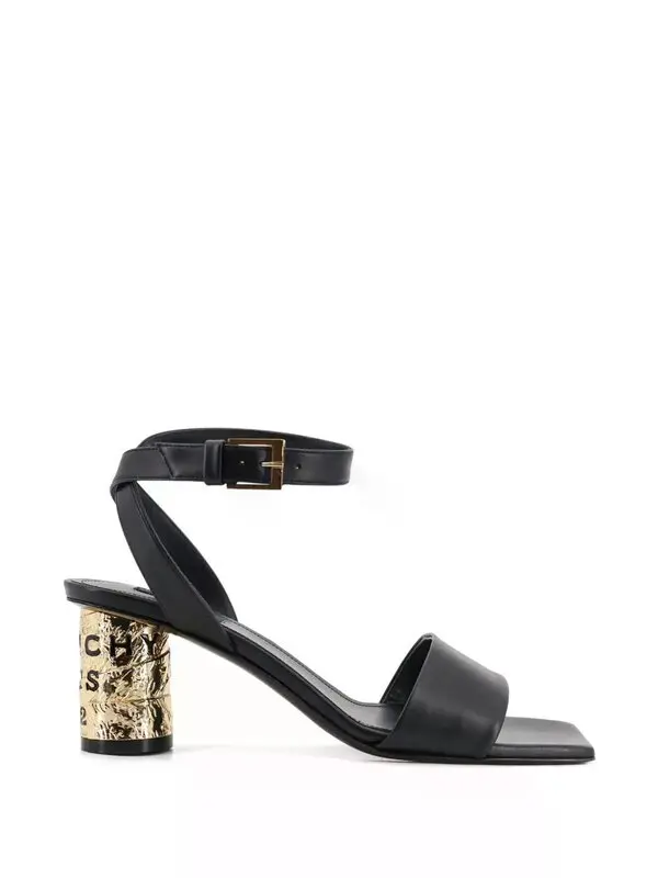Givenchy Tape-heel Ankle-strap Sandals - Black